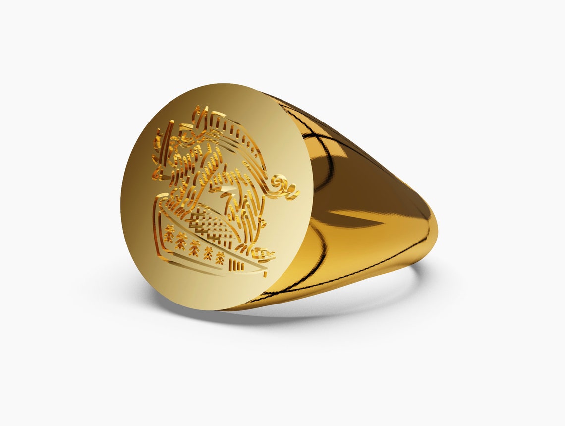 Kingsman Signet Ring - 3D Model for 3D Printing (digital Download - STL ...