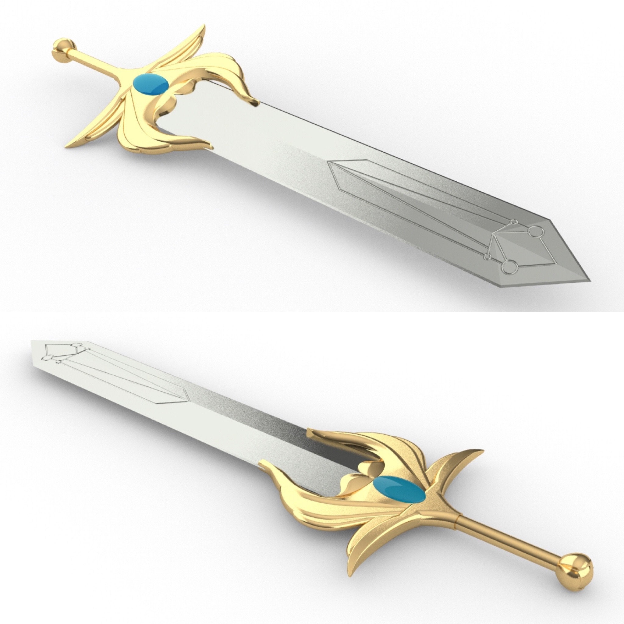 She-ra Sword - 3D Model for 3D Printing (digital Download - STL) - Etsy ...