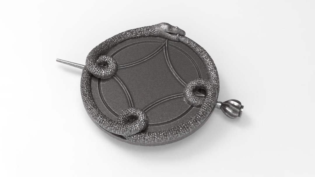 Regis Ouroboros / Snake Fibula Medallions (for Witcher Cosplay or Larp ...