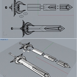She-ra Sword - 3D Model for 3D Printing (digital Download - STL) - Etsy