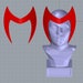 Scarlet Witch Mask 3D Model for 3D Printing digital Download STL - Etsy