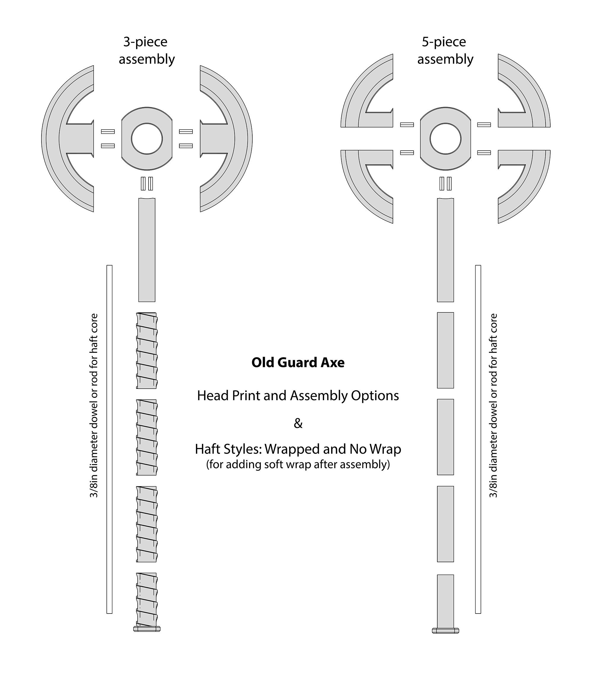 The Old Guard Axe 3D Model for 3D Printing digital | Etsy