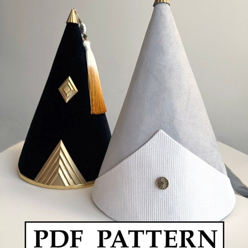 Witch Hat Atelier Pattern Adjustable Printable Pattern for - Etsy