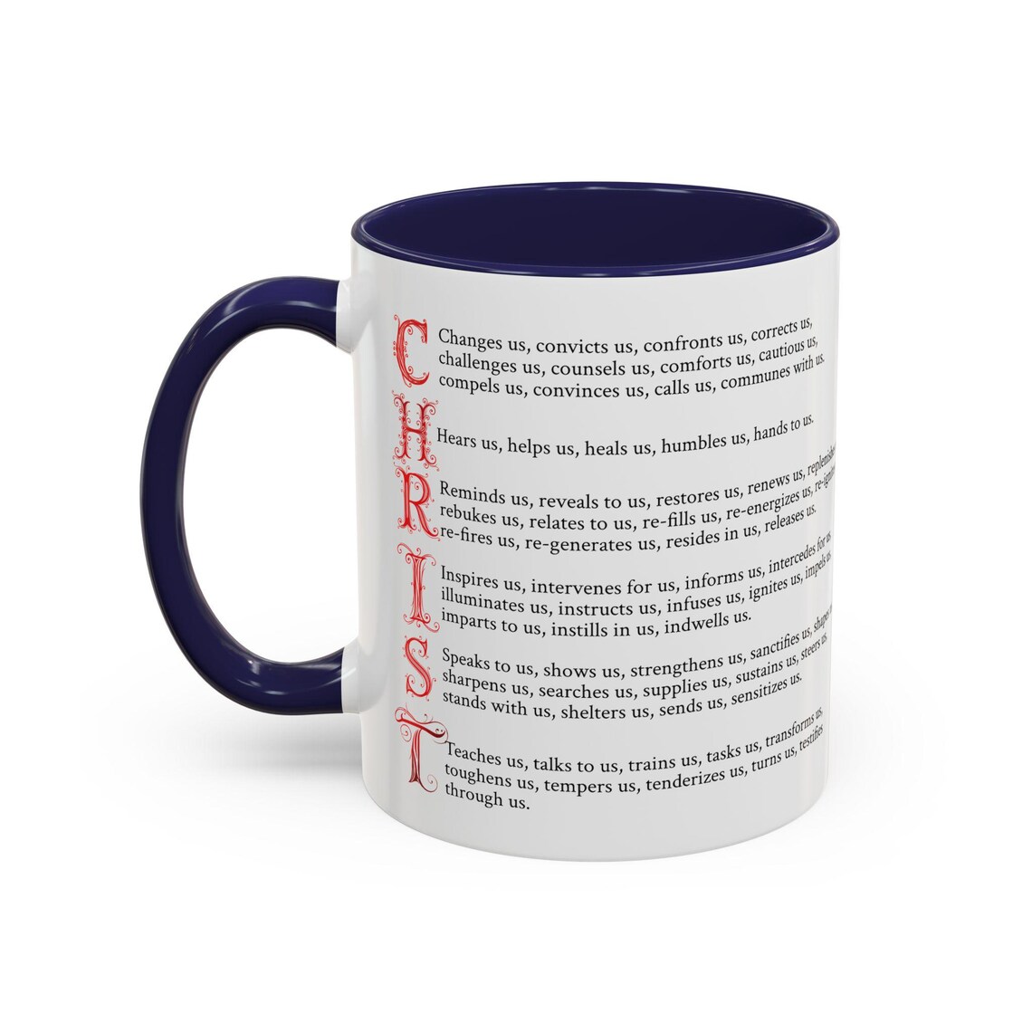 Holy Spirit & CHRIST Acrostic Mug, Christian Coffee Cup, Inspirational ...