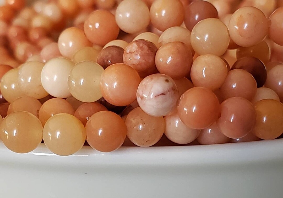 Natural Pink Aventurine Gemstones 6mm to 6.5mm for Your Art or Jewelry ...