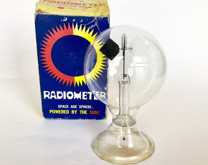 1960s Vintage Radiometer, Space Age Sphere Powered by the Sun by Edmund ...