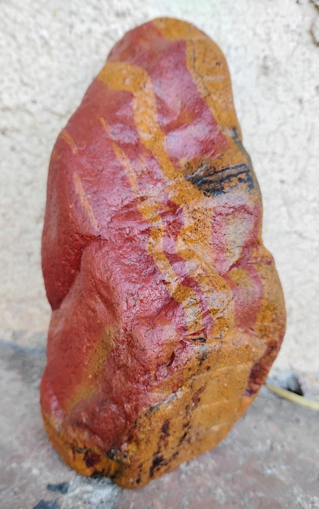 Arizona Jasper Rock Red and Yellow Mookite Lapidary or Display Piece - Etsy