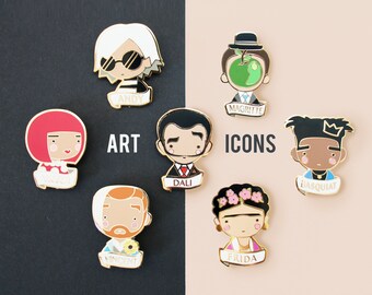 Artist Enamel Pin | Etsy