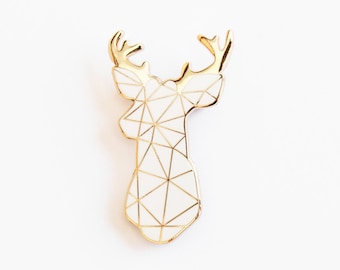 Stag Brooch | Etsy
