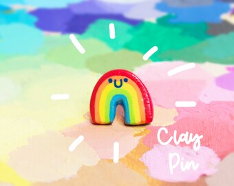 Polymer Clay Pin | Etsy