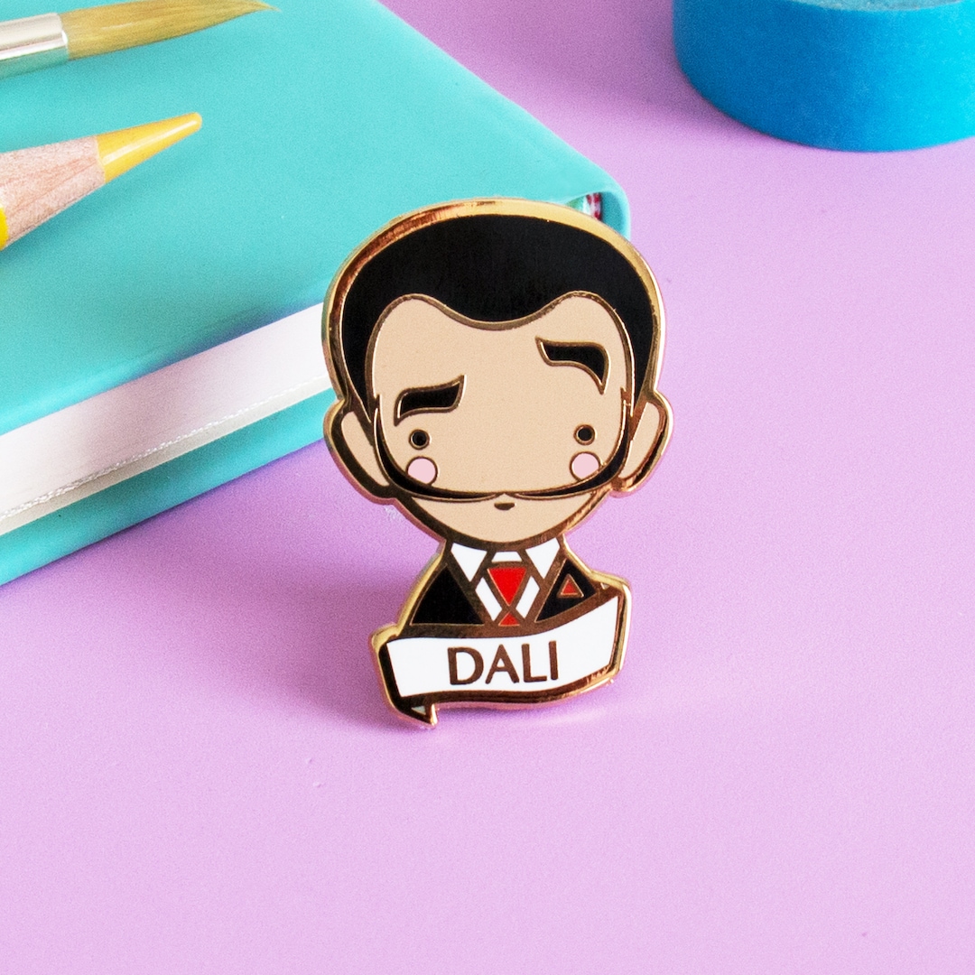 Salvador Dali Pin : Art Student Surrealist Gift / Pin Collection - Etsy