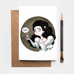 Labyrinth Birthday Card 80s Pop Culture Movie Worm - Etsy