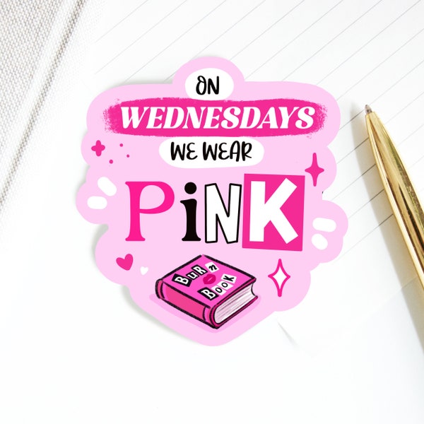 On Wednesday We Wear Pink - Etsy