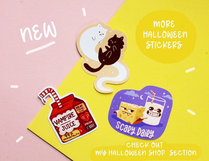 Vampire Juice Box Sticker Halloween Dracula Blood Vinyl Die - Etsy