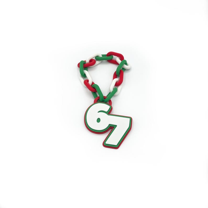 Funny 3D Printed 67 Elf Six Seven Hype Chain Necklace | Elf Necklace ...