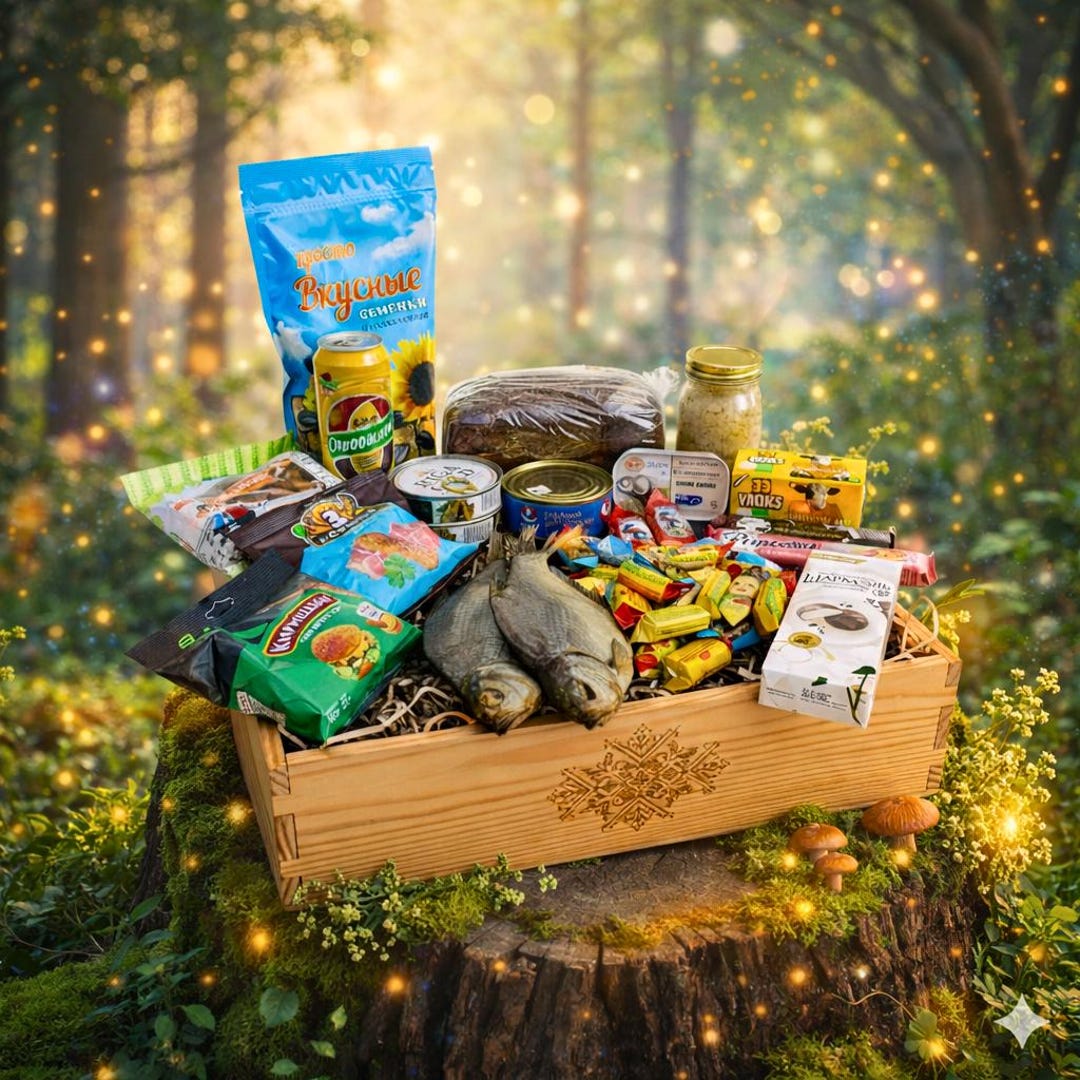 Authentic Slavic Food Gift Box – Russian, Ukrainian, Polish Snacks ...