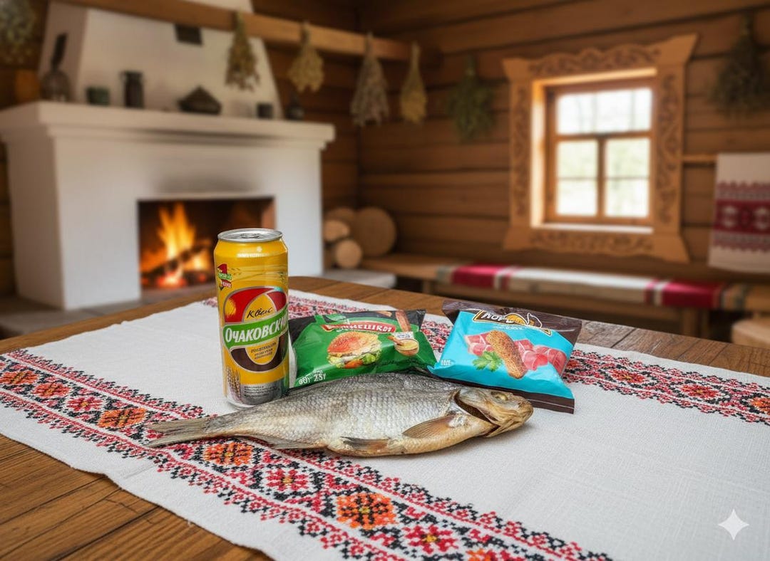 Eastern European Dried Salted Fish Gift Box • Rus/ukr Traditional ...