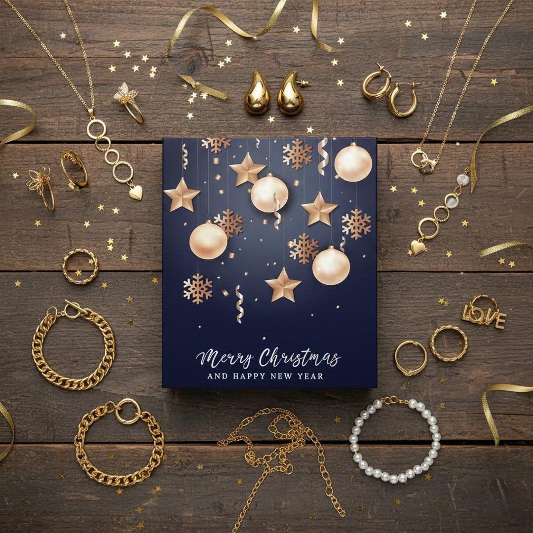 Jewelry Advent Calendar – 24 Days of Elegant Gold & Pearl Accessories ...