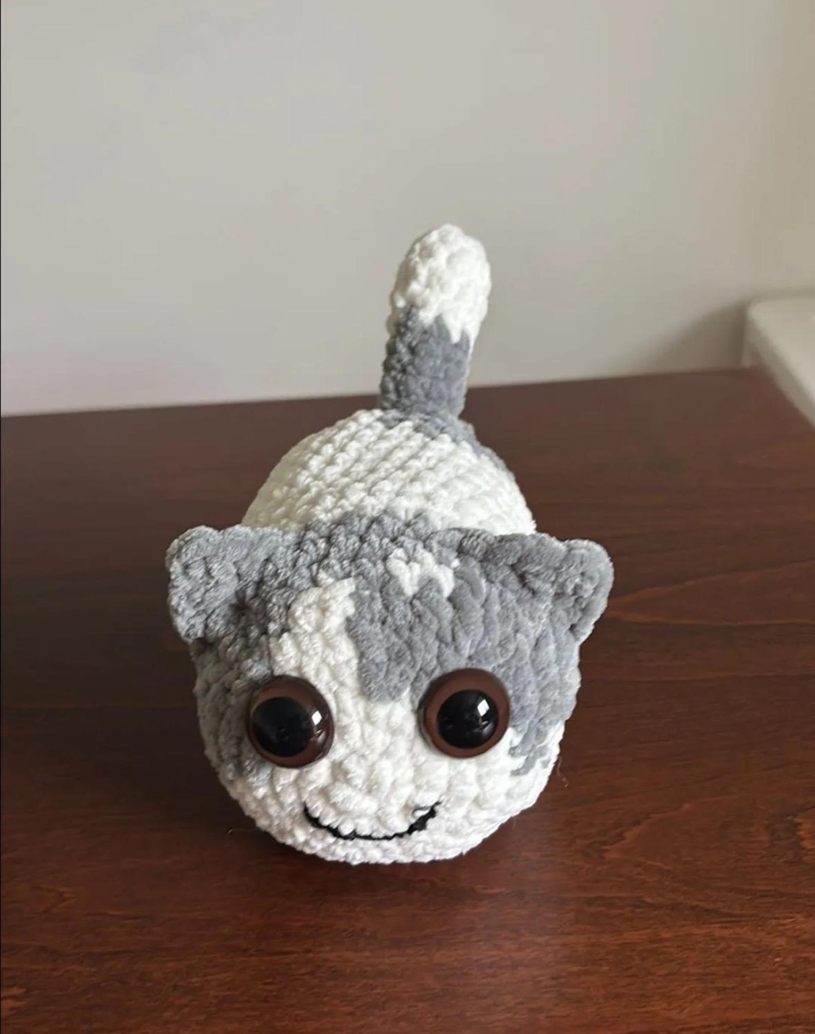 Crochet Loaf Kitty, Handmade Crochet Cat. - Etsy
