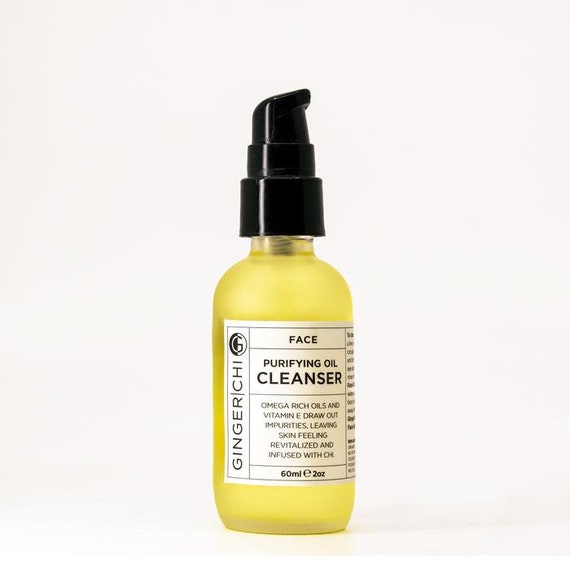 Purifying Facial Oil Cleanser - Etsy
