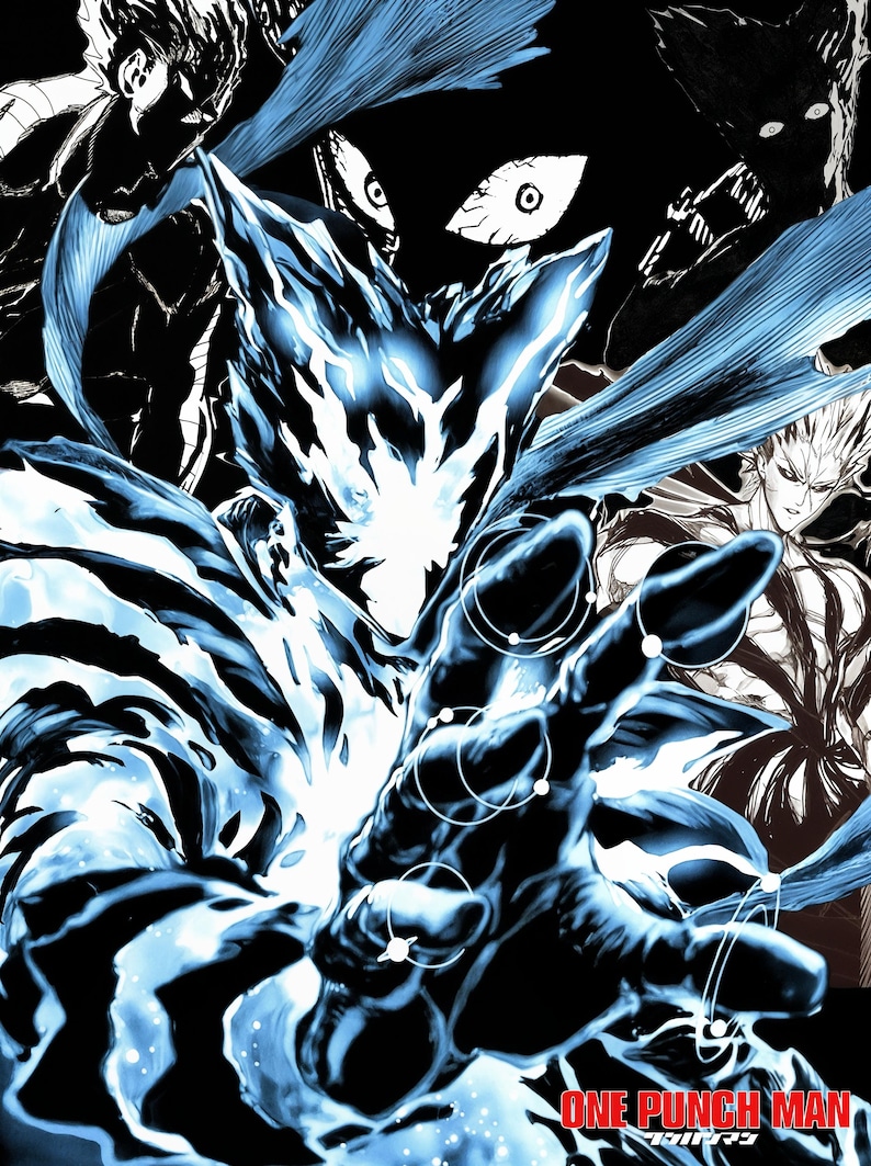One Punch Man Garou Digital Wall Art | Anime Poster | Printable A3 A4 ...
