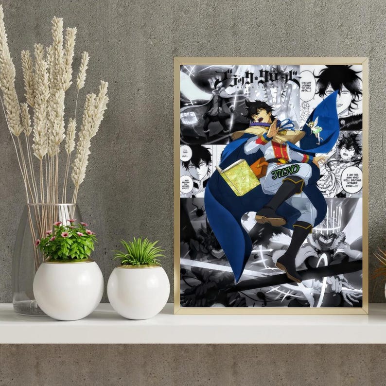 Manga Poster - Yuno - Curated Manga Panels - Digital Print - Etsy