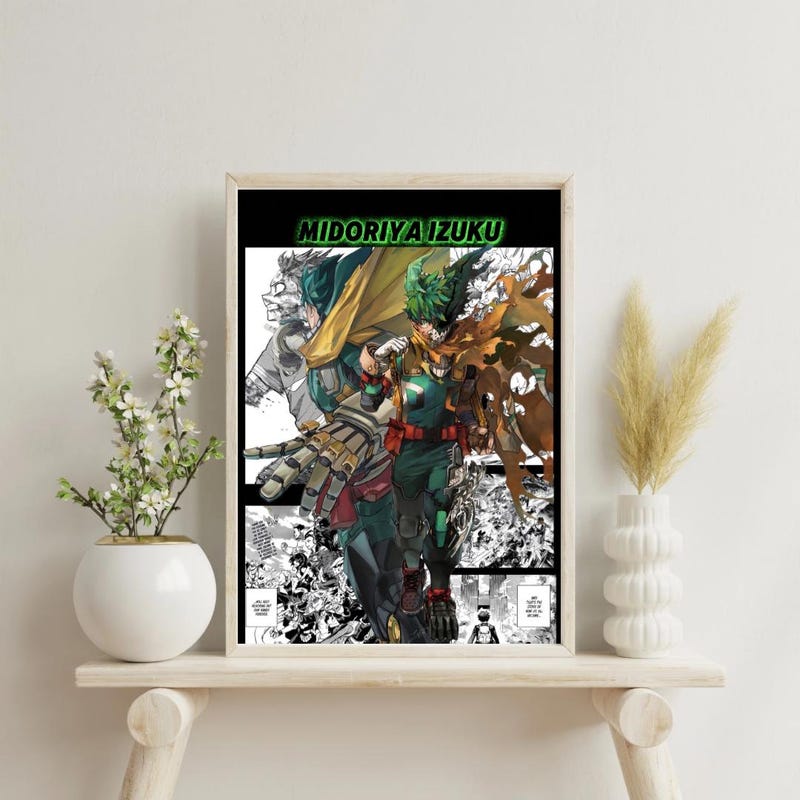 My Hero Anime Poster - Etsy