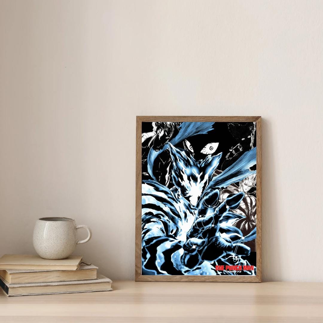One Punch Man Garou Digital Wall Art | Anime Poster | Printable A3 A4 ...