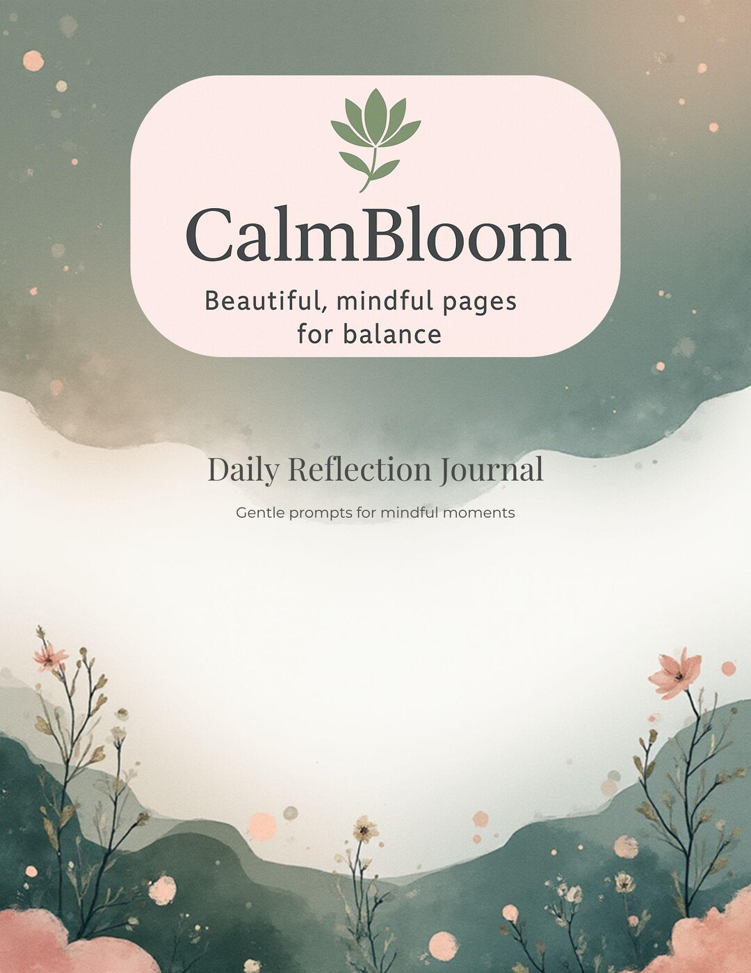 Daily Reflection Journal Printable | Morning + Evening Prompts, Weekly ...