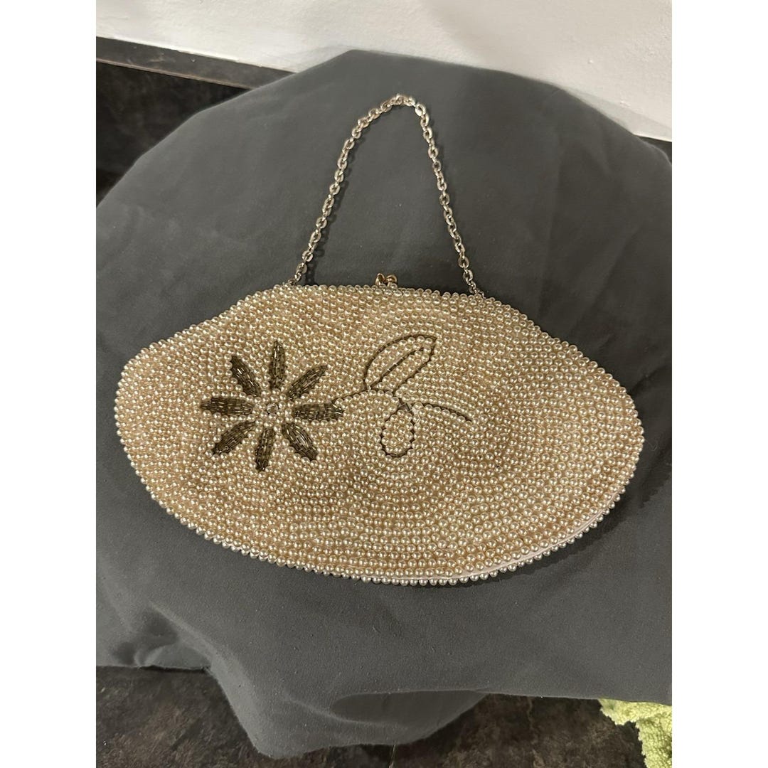 Kelly Brand — Made in Japan — 1950s Beaded Evening Purse Missing Few ...
