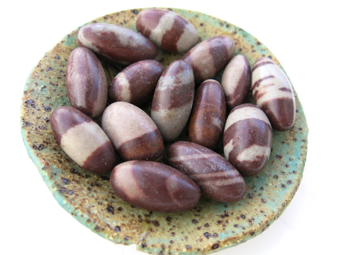 Shiva Lingam Stone: Semi-polished Oval Gem - Etsy