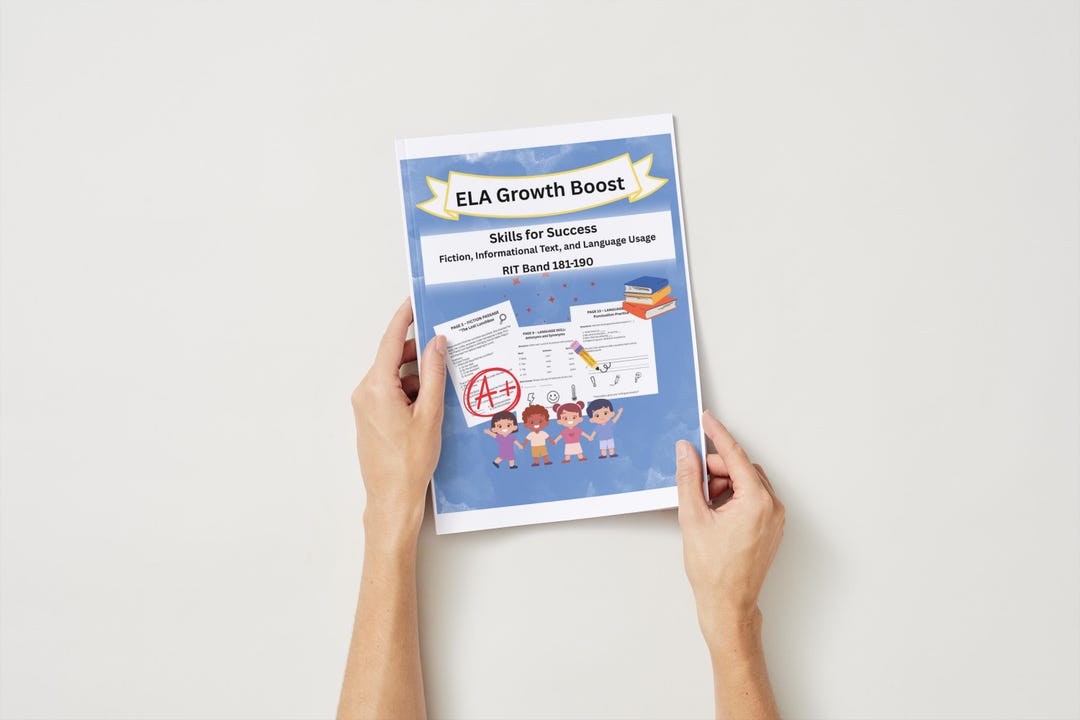 MAP RIT 181–190 ELA Practice | Growth Boost Packet - Etsy