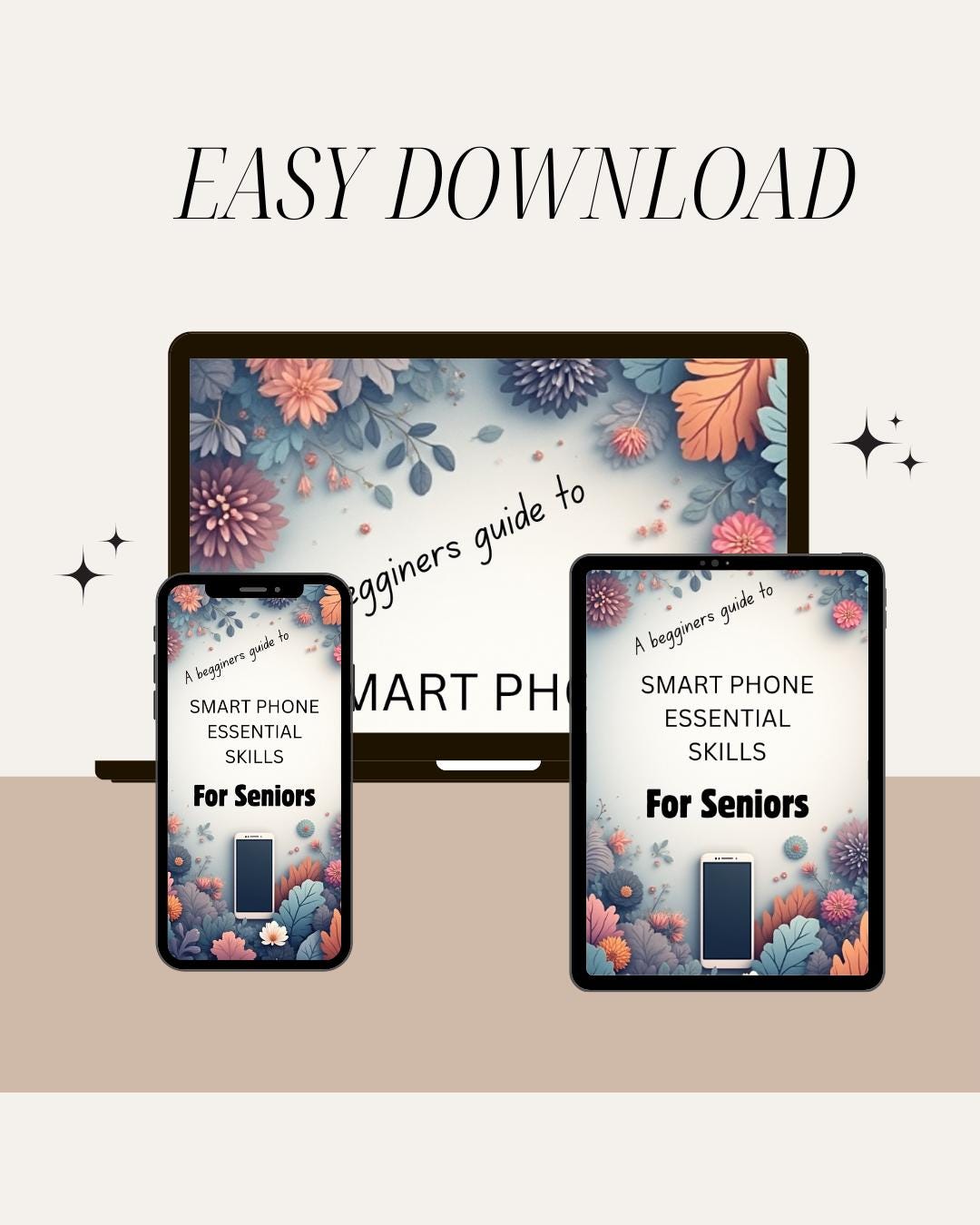 A Beginner's Guide to Smart Phones: Essential Skills for Seniors - Etsy