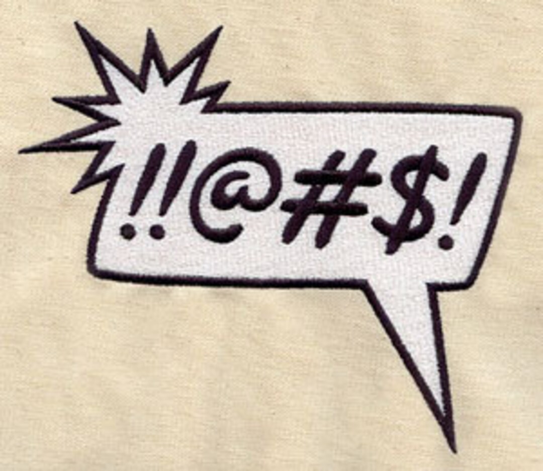 Some Days Expletive Swear Word Embroidered Waffle Weave Hand/dish Towel ...