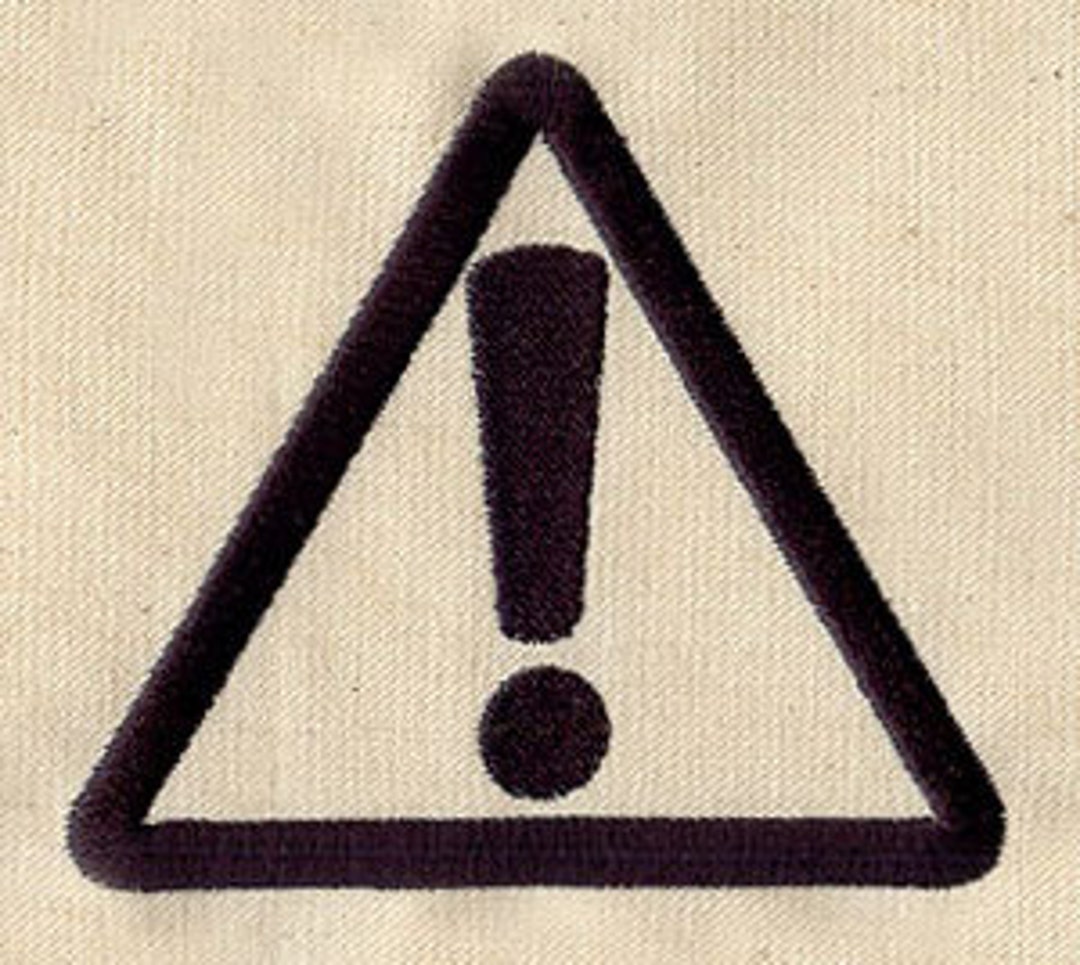 Signs of Science Warning Sign Embroidered Waffle Weave Hand/dish Towel ...