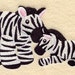 Plush Zebra Embroidered Waffle Weave Hand/dish Towel - Etsy