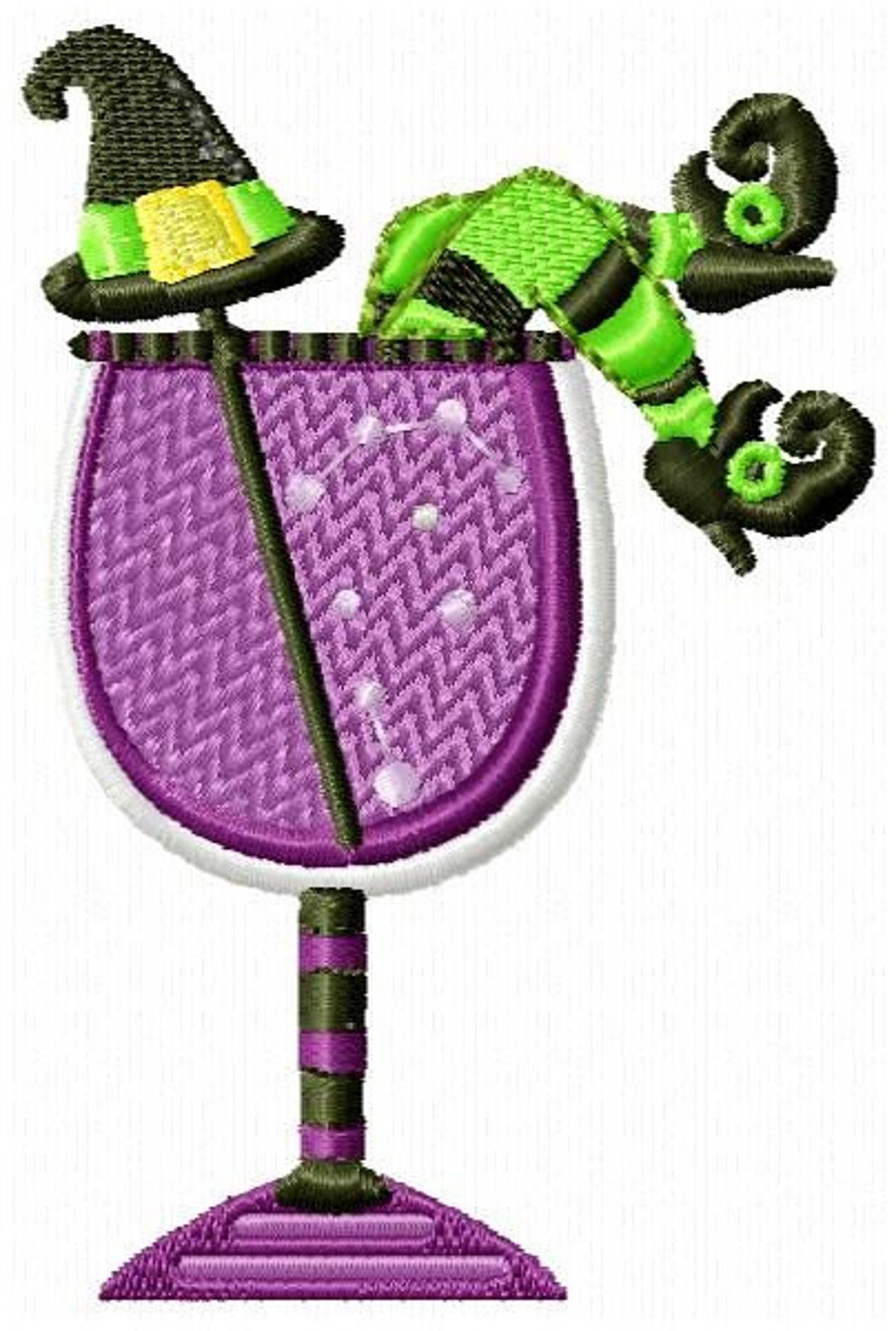 Witch Legs Creepy Cocktail Embroidered Waffle Weave Hand/dish Towel - Etsy