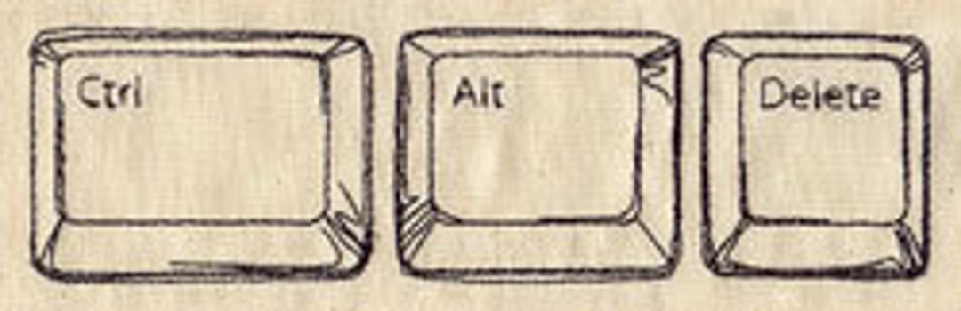 Ctrl Alt Delete Embroidered Waffle Weave Hand/dish Towel - Etsy