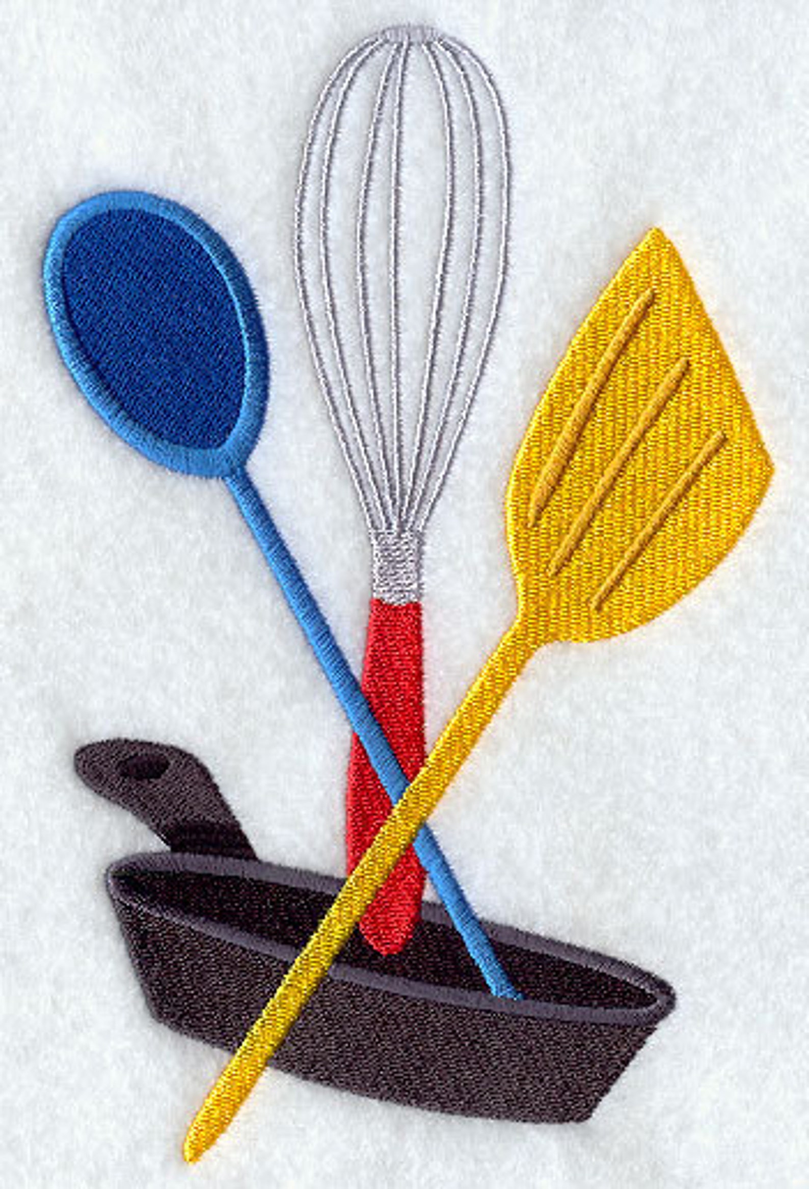 Kitchenware Stack Embroidered Waffle Weave Hand/dish Towel - Etsy