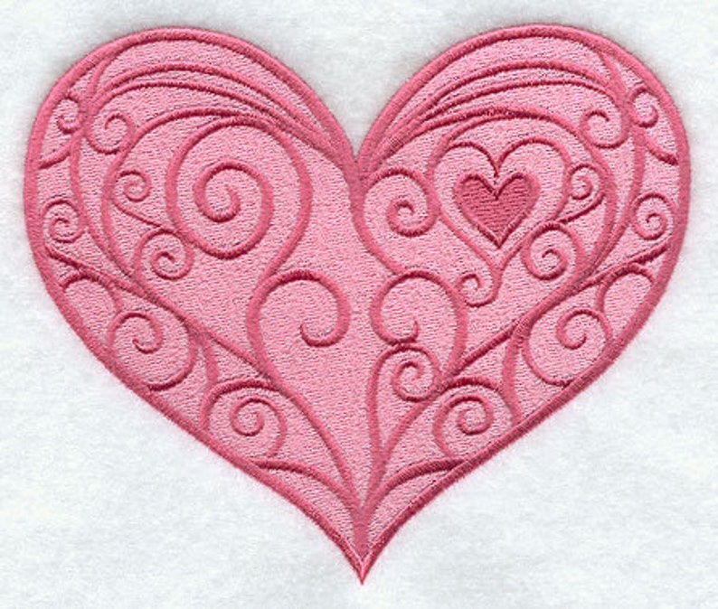 Loving Hearts Embroidered Waffle Weave Hand/dish Towel - Etsy