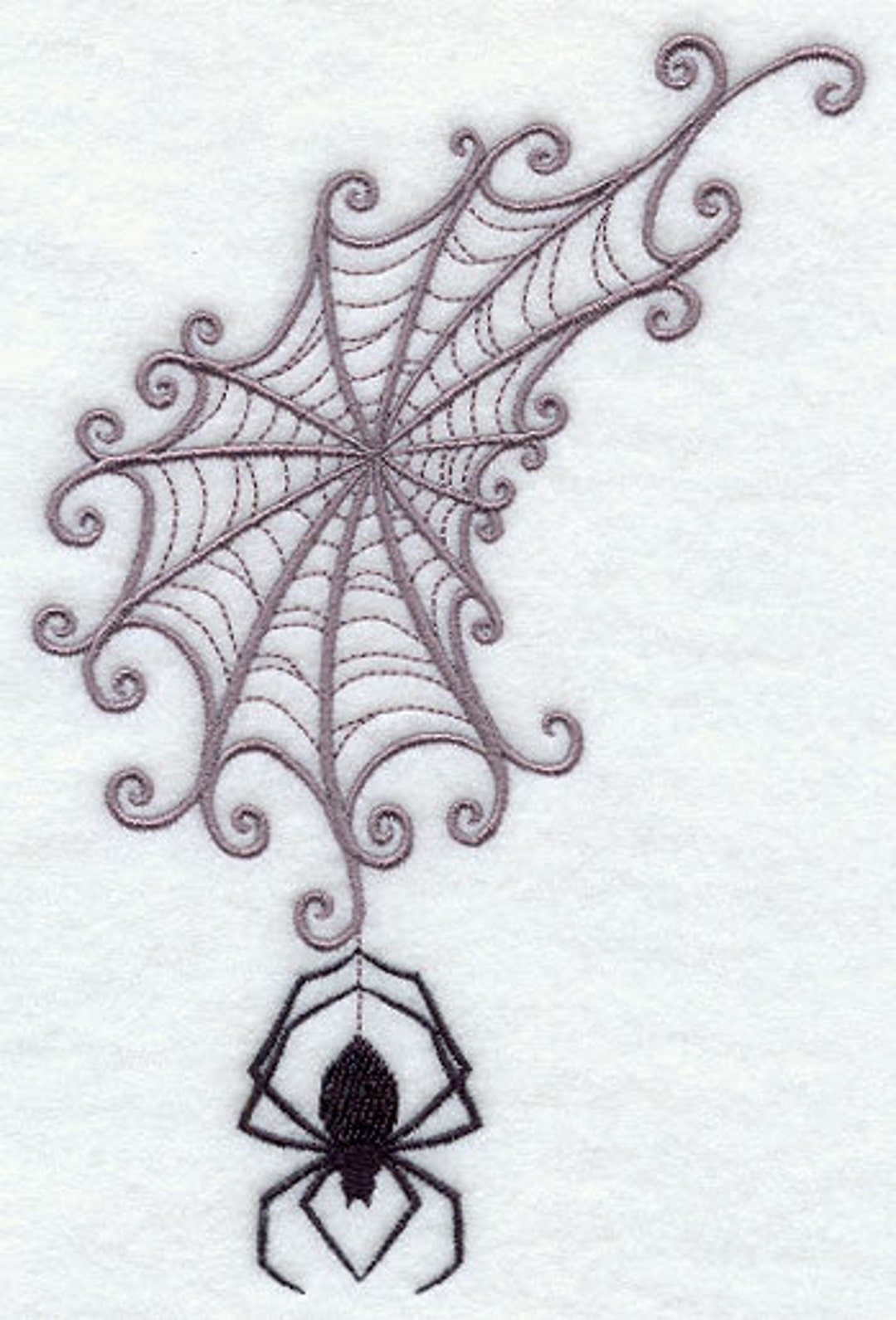 Spider Web Wedge Embroidered Waffle Weave Hand/dish Towel - Etsy