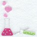 Love Potion Science Beakers Embroidered Waffle Weave Hand/dish - Etsy