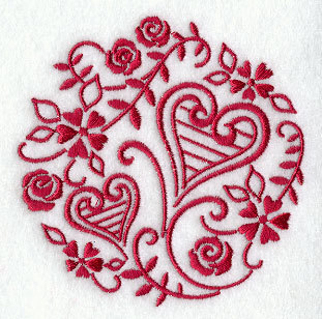 Simply Sweethearts Embroidered Waffle Weave Hand/dish Towel - Etsy