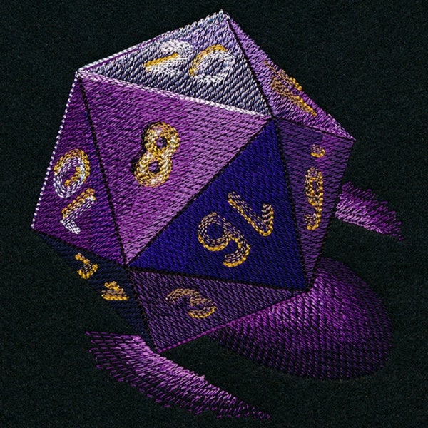 Embroidered Dice Bag - Etsy