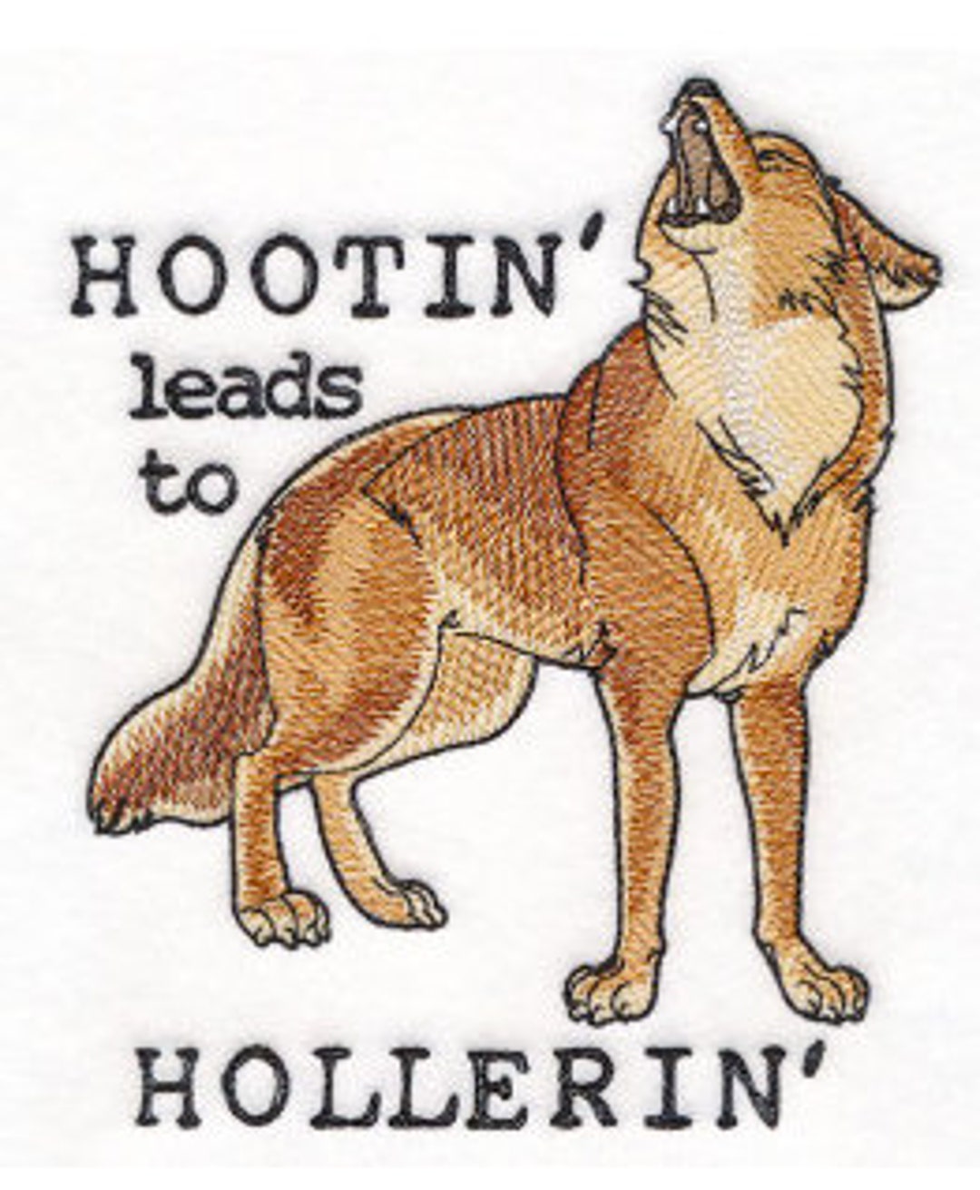 Hooting Hootin' Leads to Hollering Hollerin' Coyote - Etsy