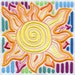 Mola Sun Embroidered Waffle Weave Hand Towel - Etsy