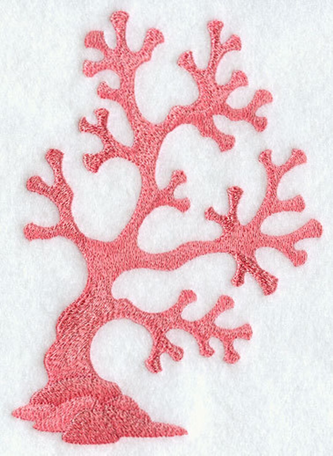Coral Reef Embroidered Waffle Weave Hand/dish Towel - Etsy