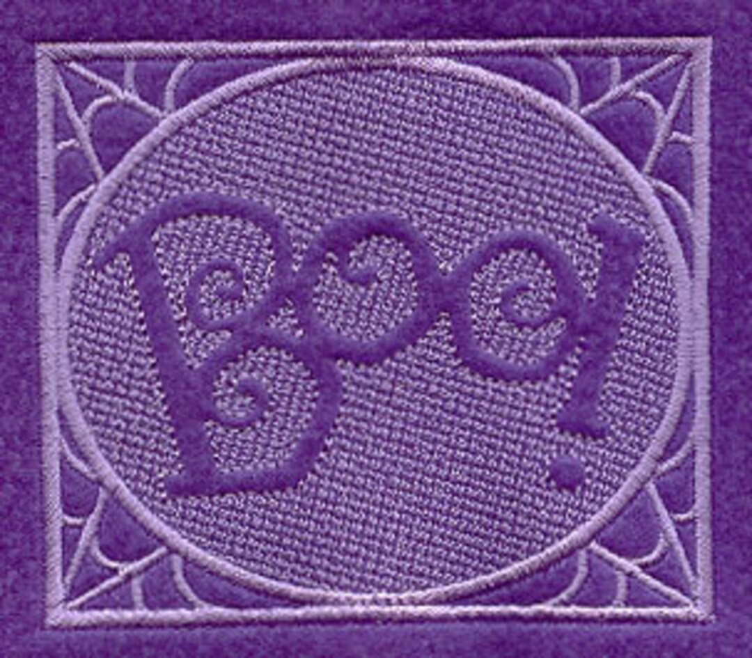 BOO Embossed Square Embroidered Waffle Weave Hand/dish Towel - Etsy