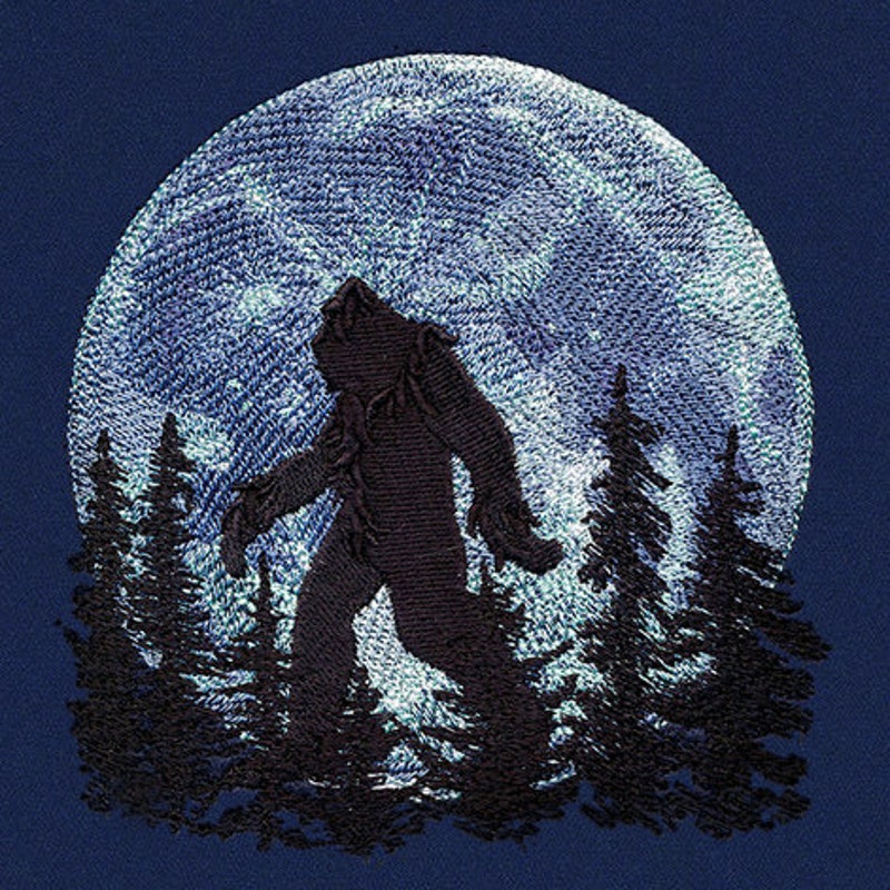 Sasquatch Embroidery - Etsy
