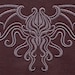 Damask Cthulhu Embroidered Waffle Weave Hand Towel - Etsy
